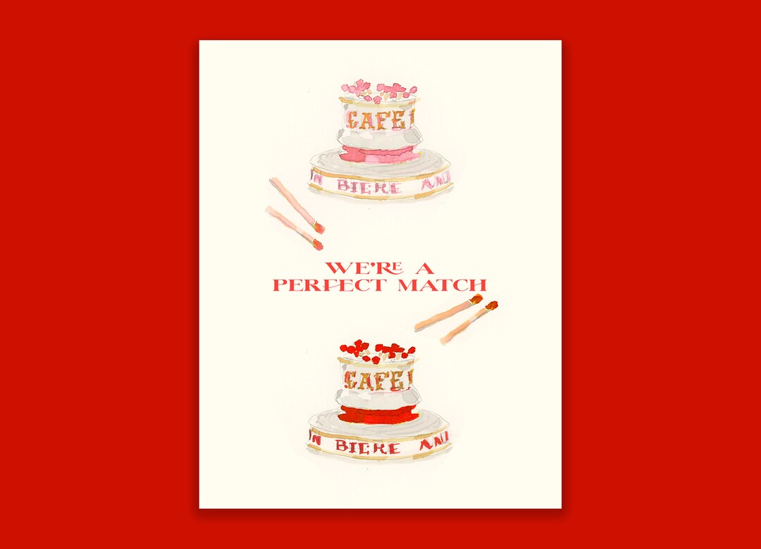 Folded Valentine's Cards: Striking A Match {stationary Notecards ...