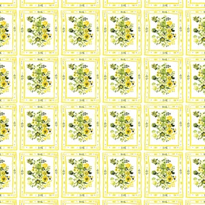 Wrapping Paper: Yellow Brocade Floral {gift Wrap, Birthday, Holiday ...