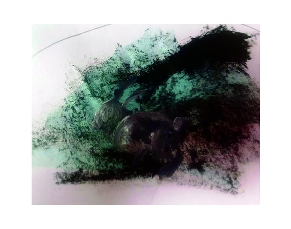 Rabbit Storm Print | Etsy