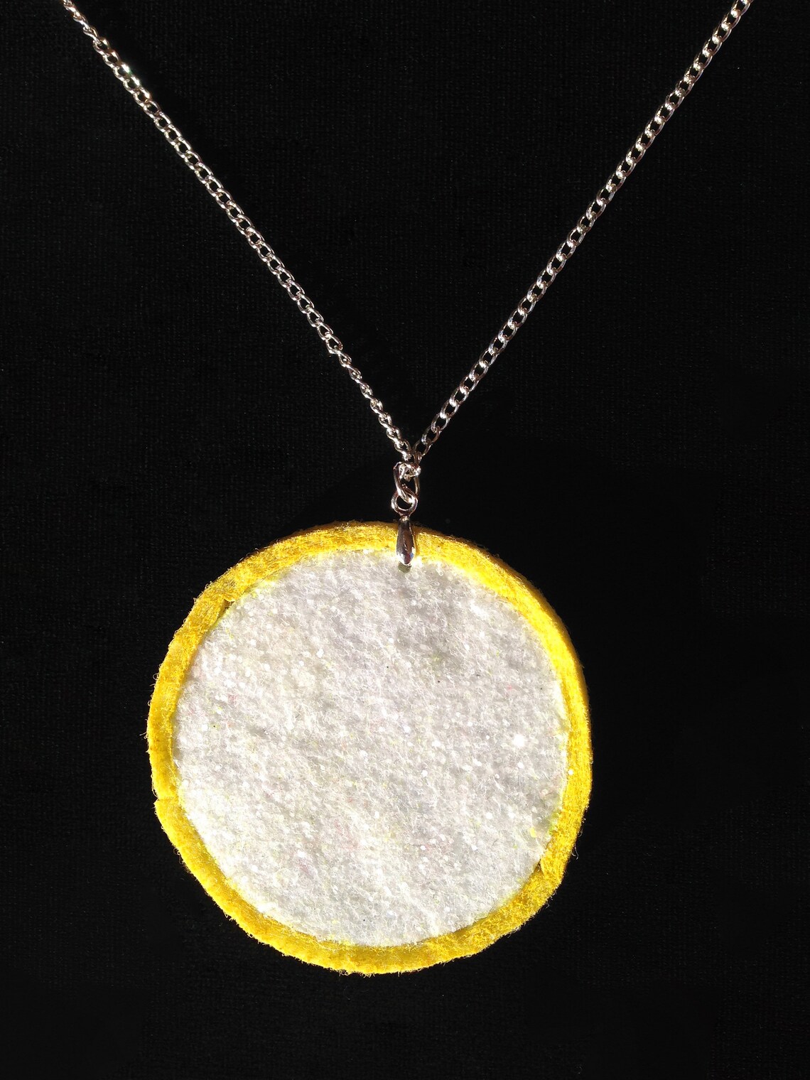 Summer Necklace Lemon Necklace Fruit Handmade Necklace Glass - Etsy
