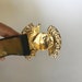 Belt Medusa Head Buckle Gold Vintage Black Belt Suede Leather Medusa ...