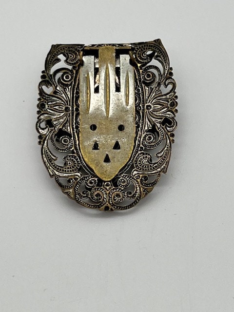 RARE ANTIQUE EDWAEDIAN Victorian Pins Signed Czechoslovakia Ametiste ...