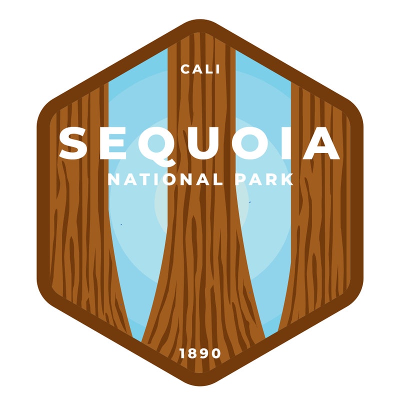 Sequoia National Park Sticker - Etsy