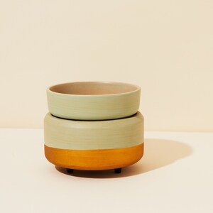 2-in-1 Matte Sage Ceramic Warmer - Etsy