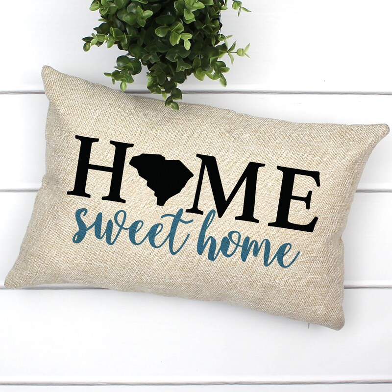 South Carolina Pillow - Etsy