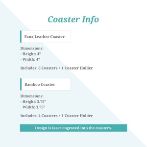 Custom Coasters With Logo, Corporate Logo Coasters Set, Logo Coasters ...