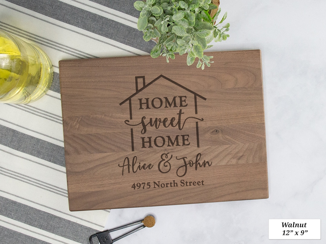 Home Sweet Home Charcuterie Board, Custom Cutting Board Gift ...