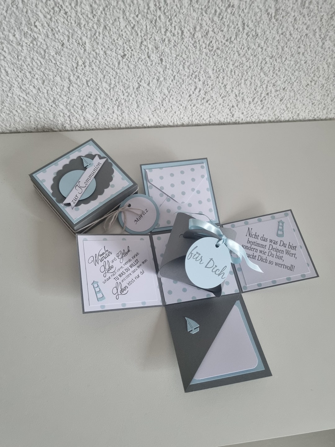 Explosion Box for Communion, Confirmation, Baptism - Etsy