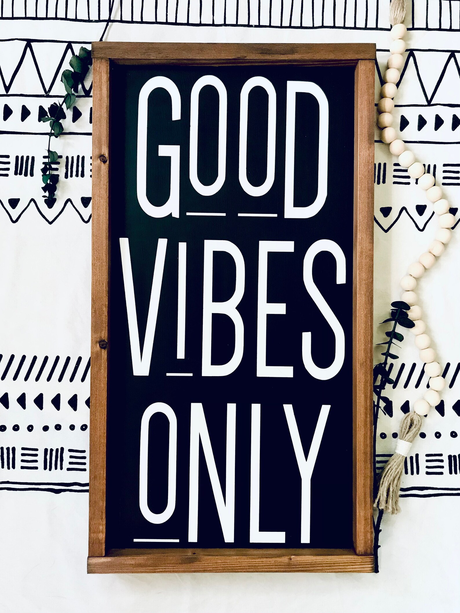 Good Vibes Only Wood Sign / Good Vibes Only Sign / Good Vibes | Etsy