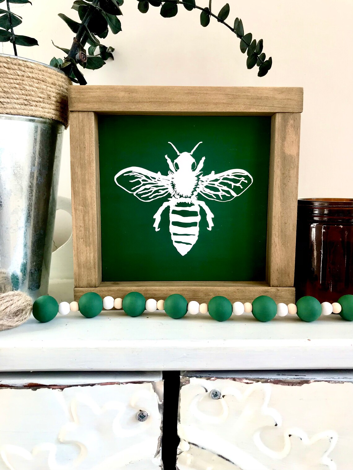 Bee Decor / Bee Sign / Honey Bee Decor / Bee Wall Art / Bumble | Etsy