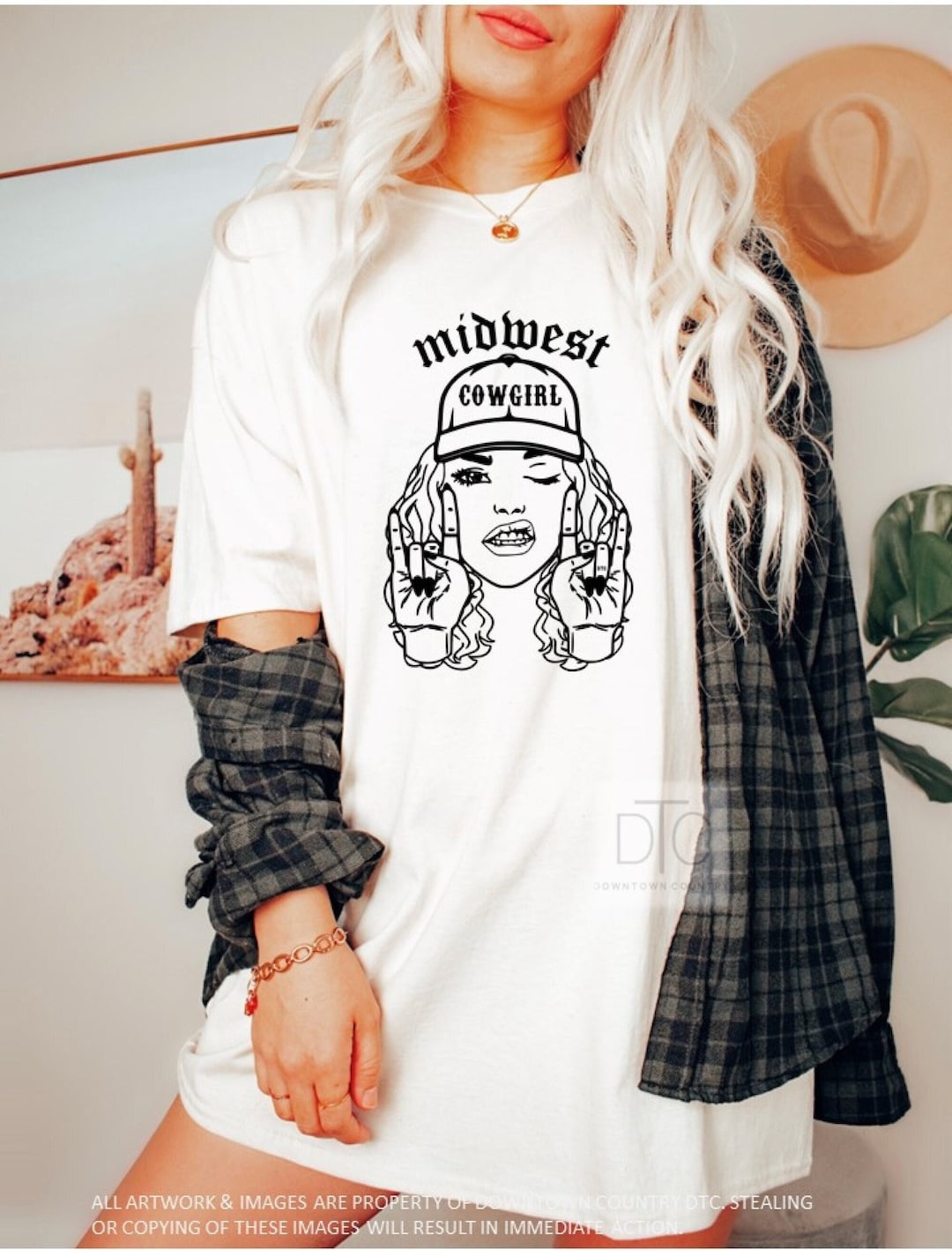 Midwest Cowgirl Comfort Colors Shirt, Midwest Girlie Shirt, Emo Cowgirl ...