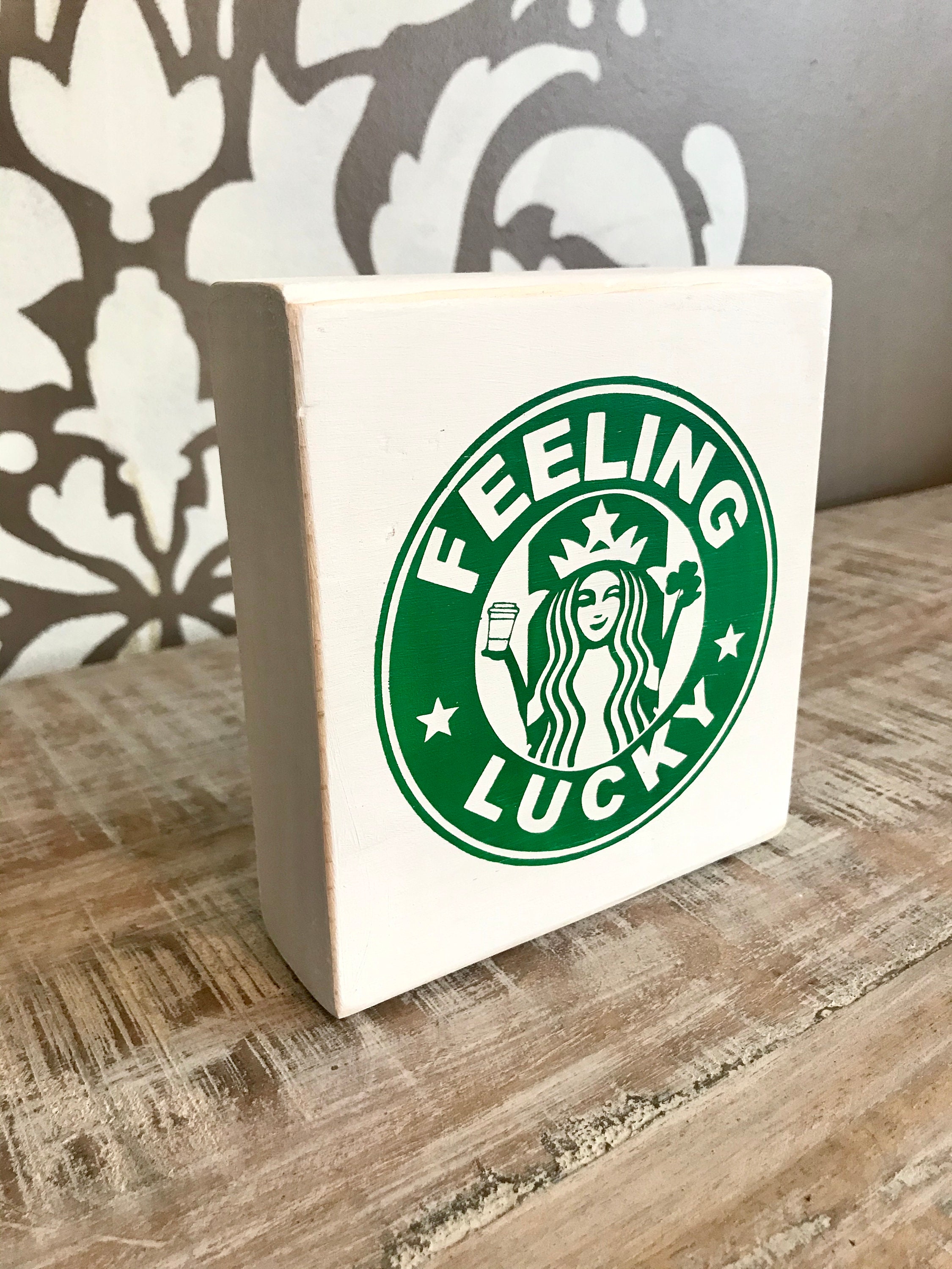 Starbucks St. Patricks Day Decor Starbucks Mini Sign St. - Etsy