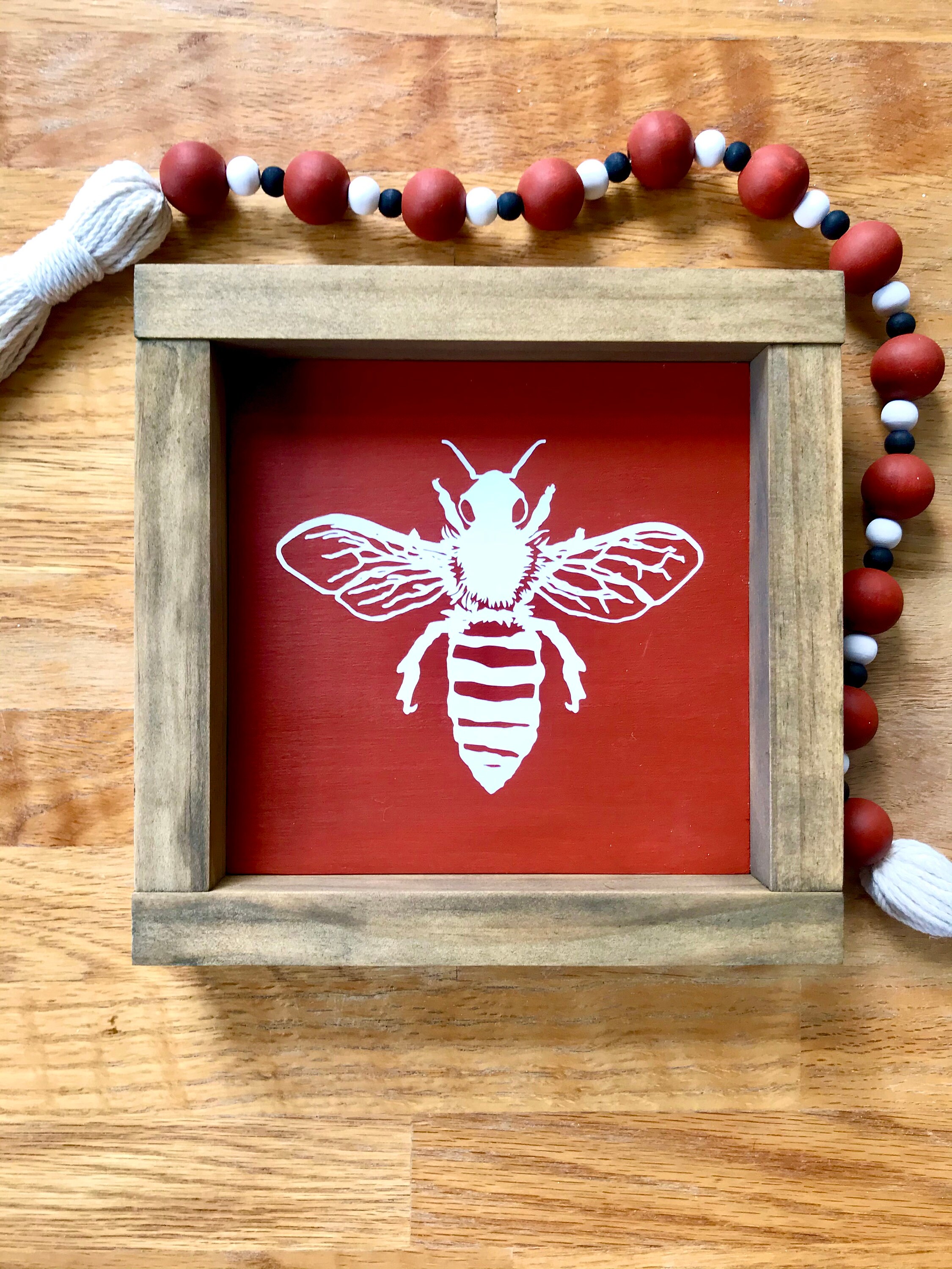 Bee Decor / Bee Sign / Honey Bee Decor / Bee Wall Art / Bumble | Etsy