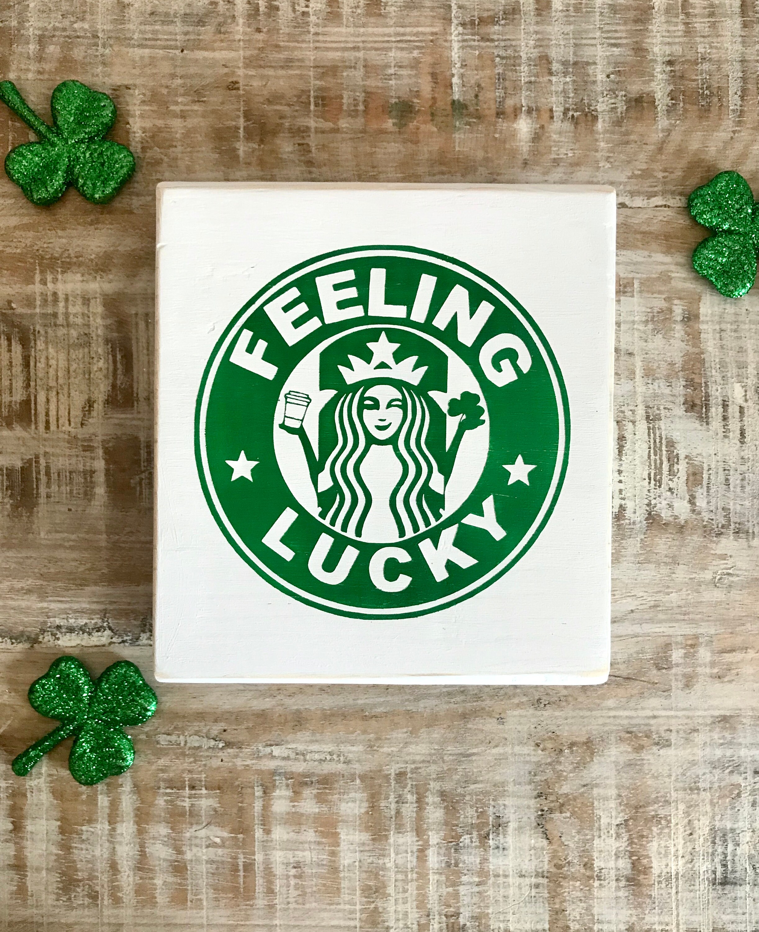 Starbucks St. Patricks Day Decor Starbucks Mini Sign St. - Etsy