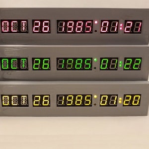 Delorean Time Circuit Display Kit - Etsy