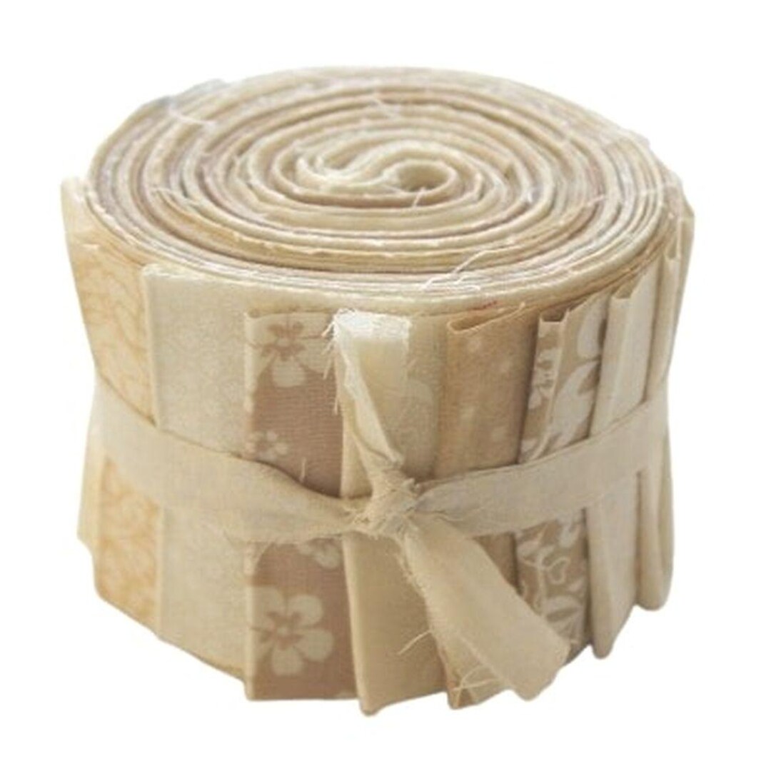 Jelly Roll Beige - 20 Pieces Each 2.5" X 43" - Aq007 - Etsy