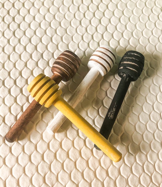 Assorted Wood Honey Dipper Sticks Decorative Honey Dipper - Etsy