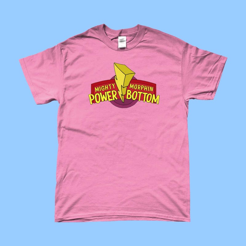 Power Bottom T Shirt - Etsy