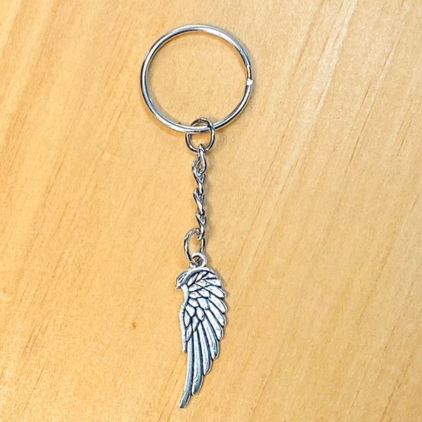 Angel Wing Keychain - Etsy