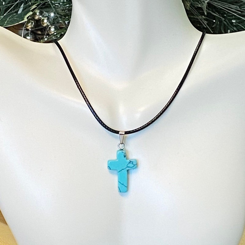 Turquoise Cross - Etsy