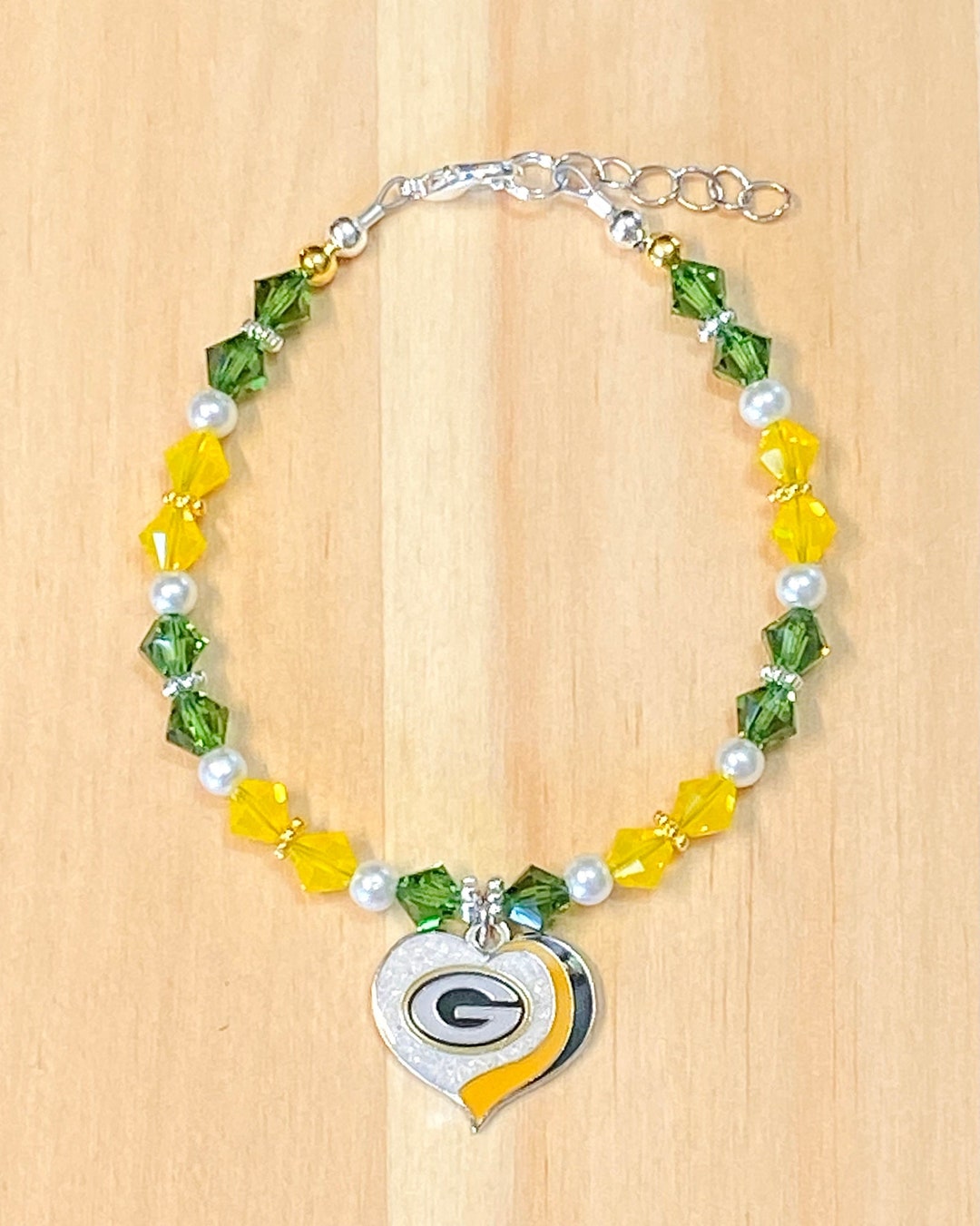 Green Bay Packer Bracelet, Packer Bracelet, Green Bay Bracelet ...