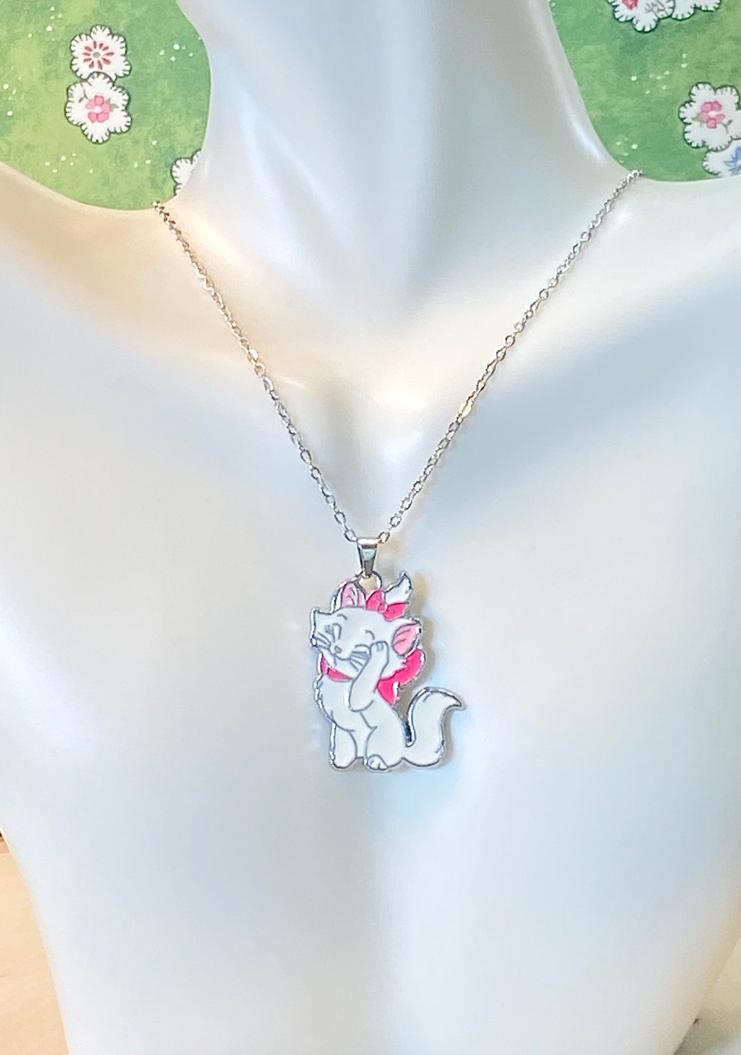 Cat Necklace Girls, Marie Cat Necklace, Teen Girl Necklace, Girls ...
