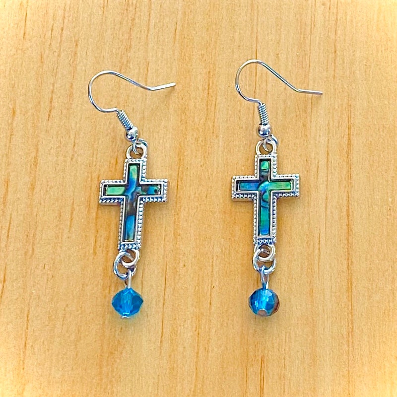 Cross Earrings Women - Etsy