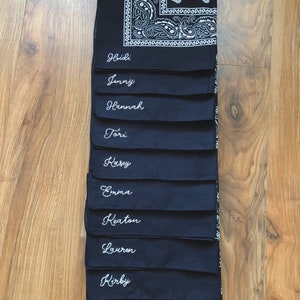 Personalized Bandana Custom Bandana Monogrammed Bandana - Etsy