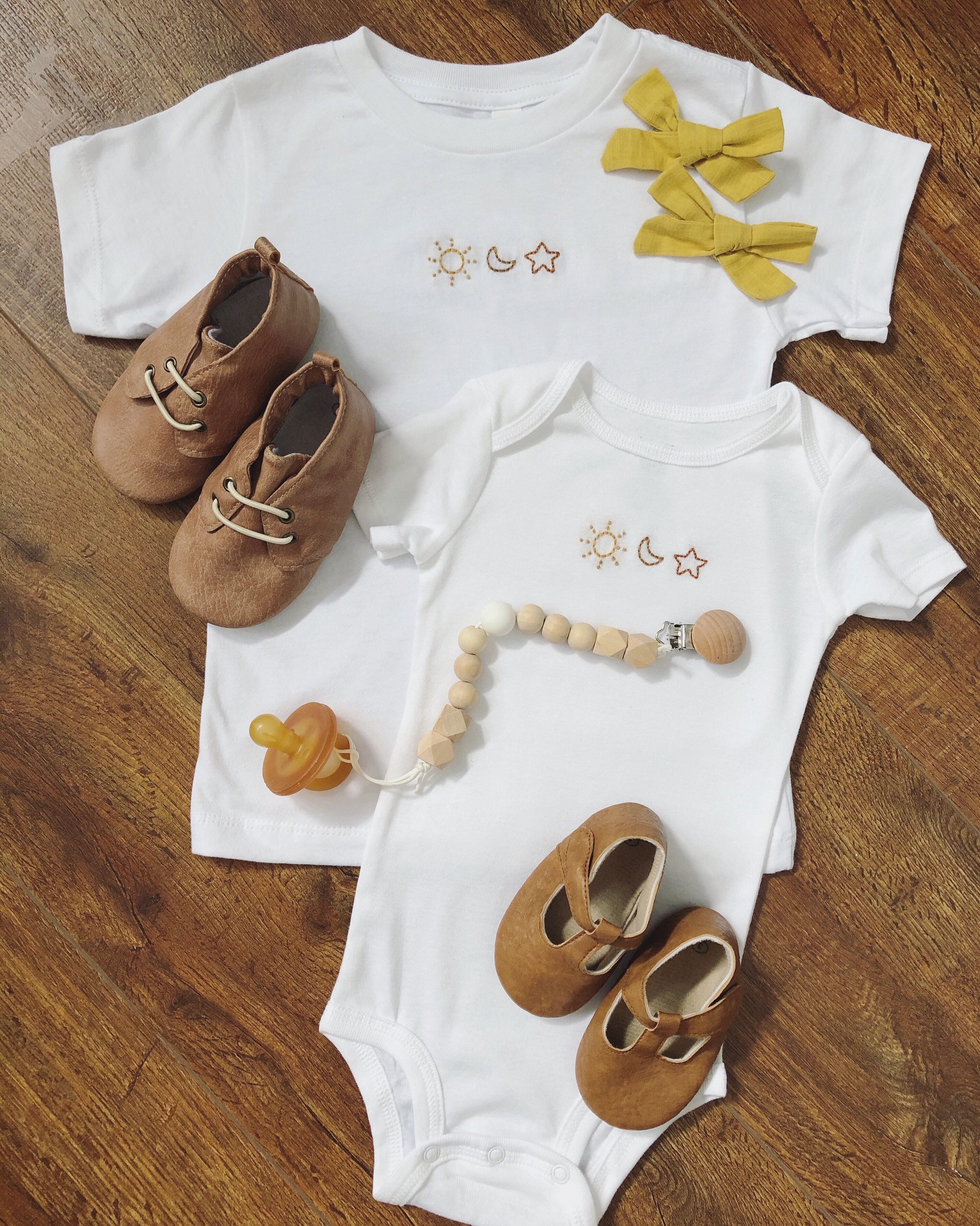 Sun Moon Stars Baby Onesie®Embroidered Onesie®You Are My | Etsy