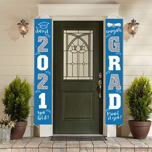 2021 Graduation Party Decorations Graduation Porch Sign 2021 - Etsy