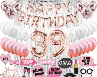 39th Birthday Cake | Etsy