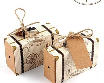 Suitcase Favor Box | Etsy