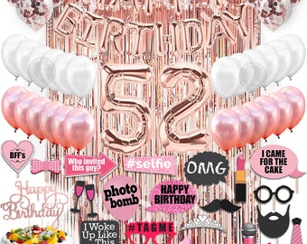 52nd Birthday Cake - Etsy