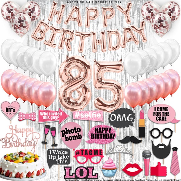 85th Birthday Decorations - Etsy