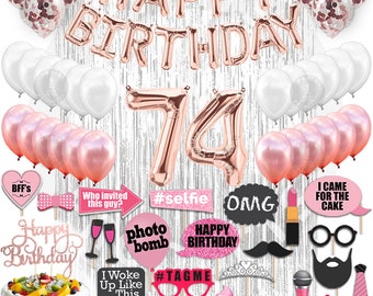 74th Birthday Cake - Etsy