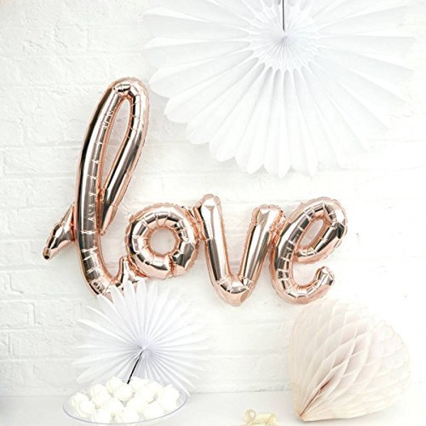 Love Script Balloon - Etsy