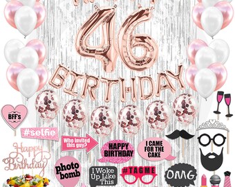 46th Birthday Cake Topper - Etsy