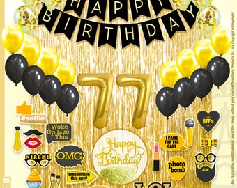 77th Birthday Cake - Etsy