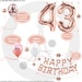 43rd Birthday Decoration Rose Gold 43rd Party Supplies - Etsy