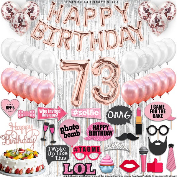 73rd Birthday Decorations - Etsy