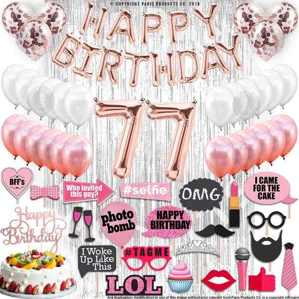 77th Birthday - Etsy