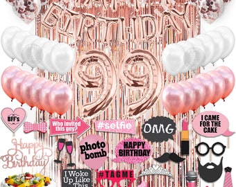 99th Birthday Cake Topper - Etsy