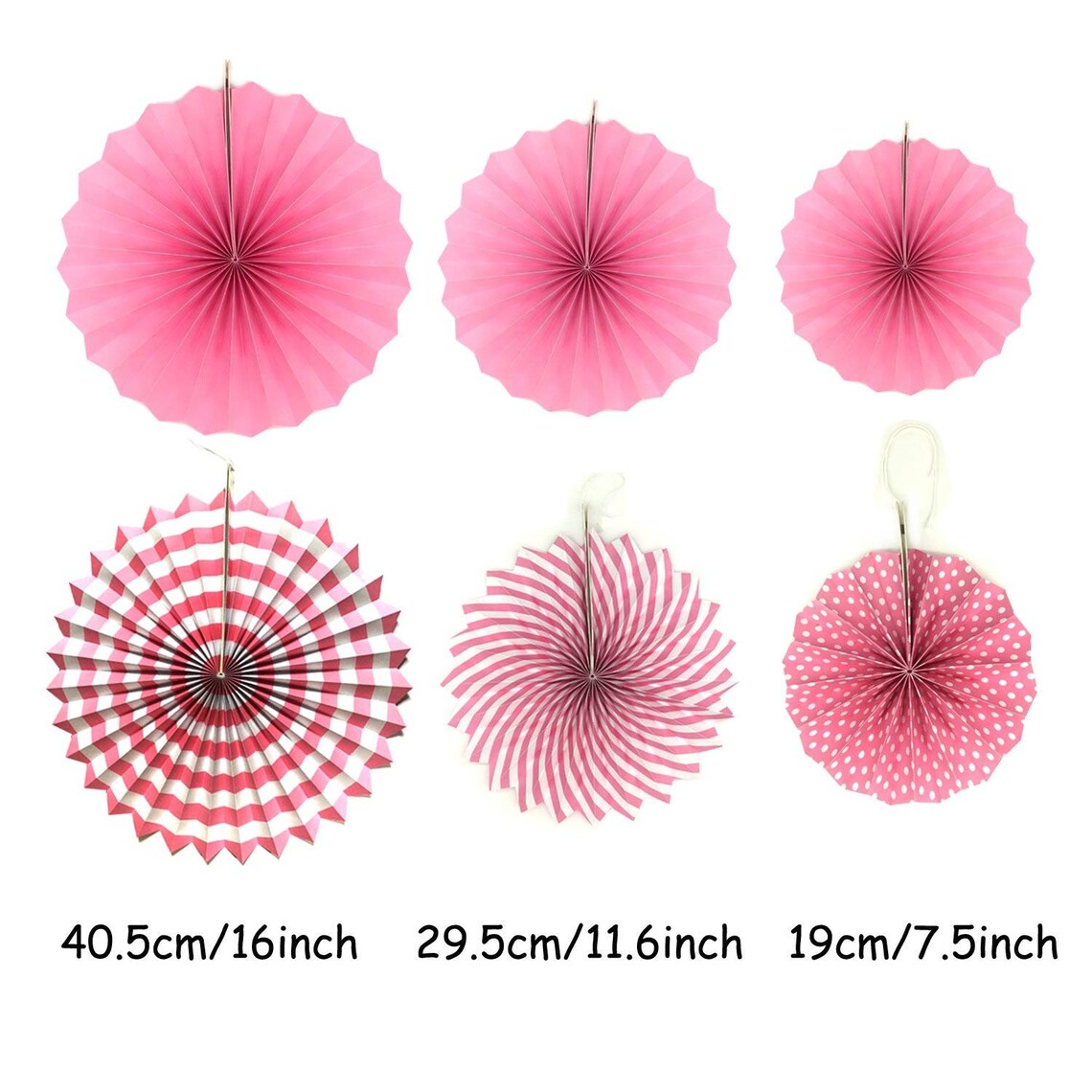 Hanging Paper Fan Set Tissue Paper Pom Poms Flower Fan and - Etsy