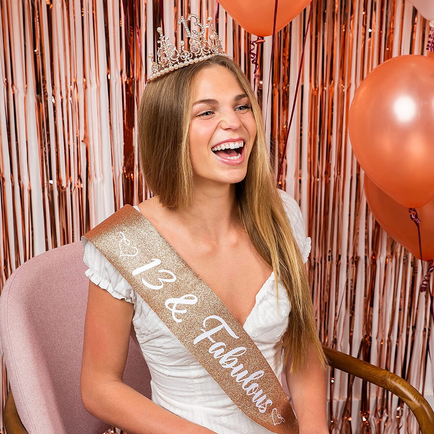 13 Sash and 13 Tiara for 13th Birthday Decorations for Girls - Etsy