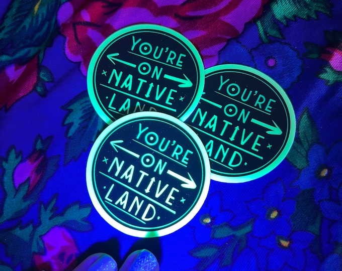GLOW Native Land Sticker 2.5 Inch - Etsy