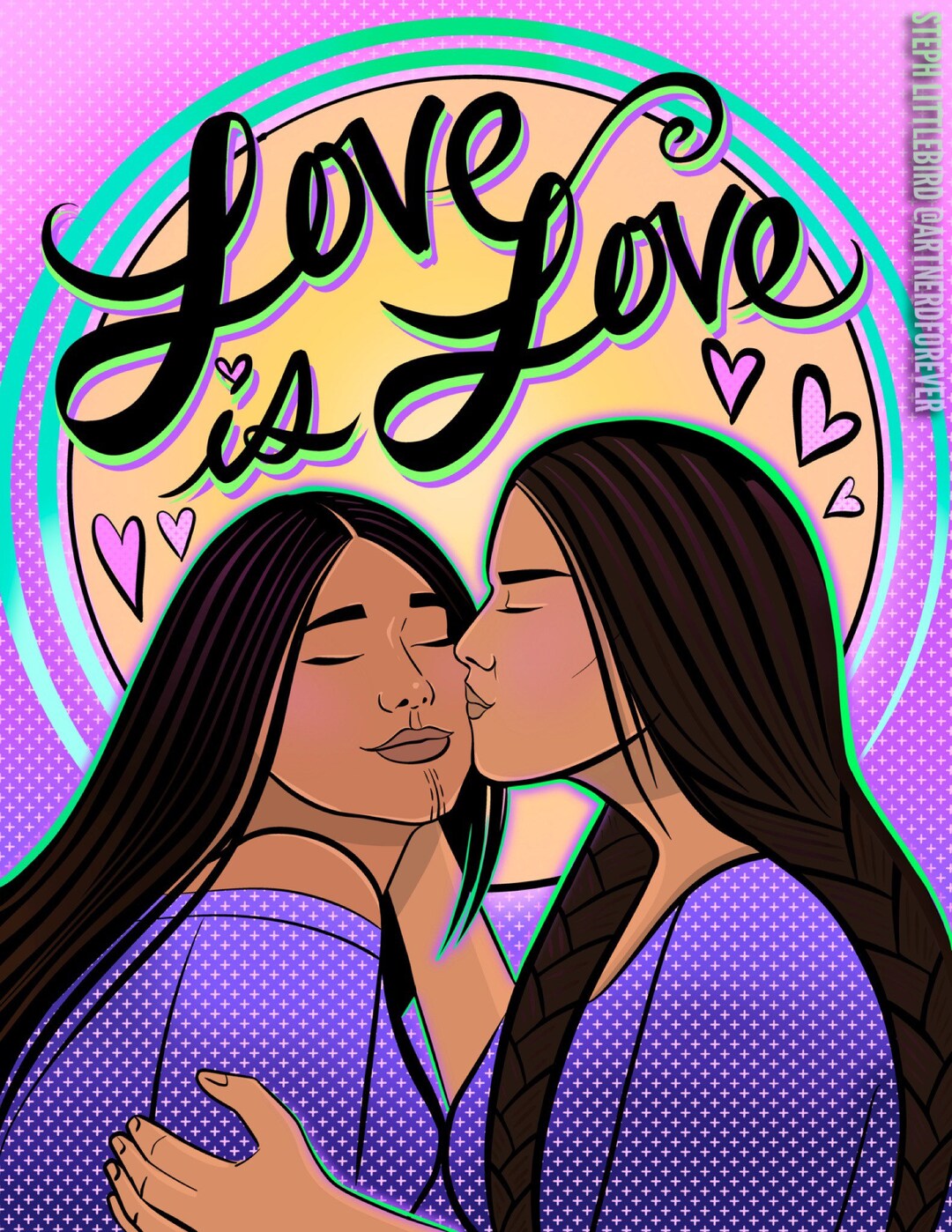Love is Love 8.5x11in 2SLGBTQ Print - Etsy