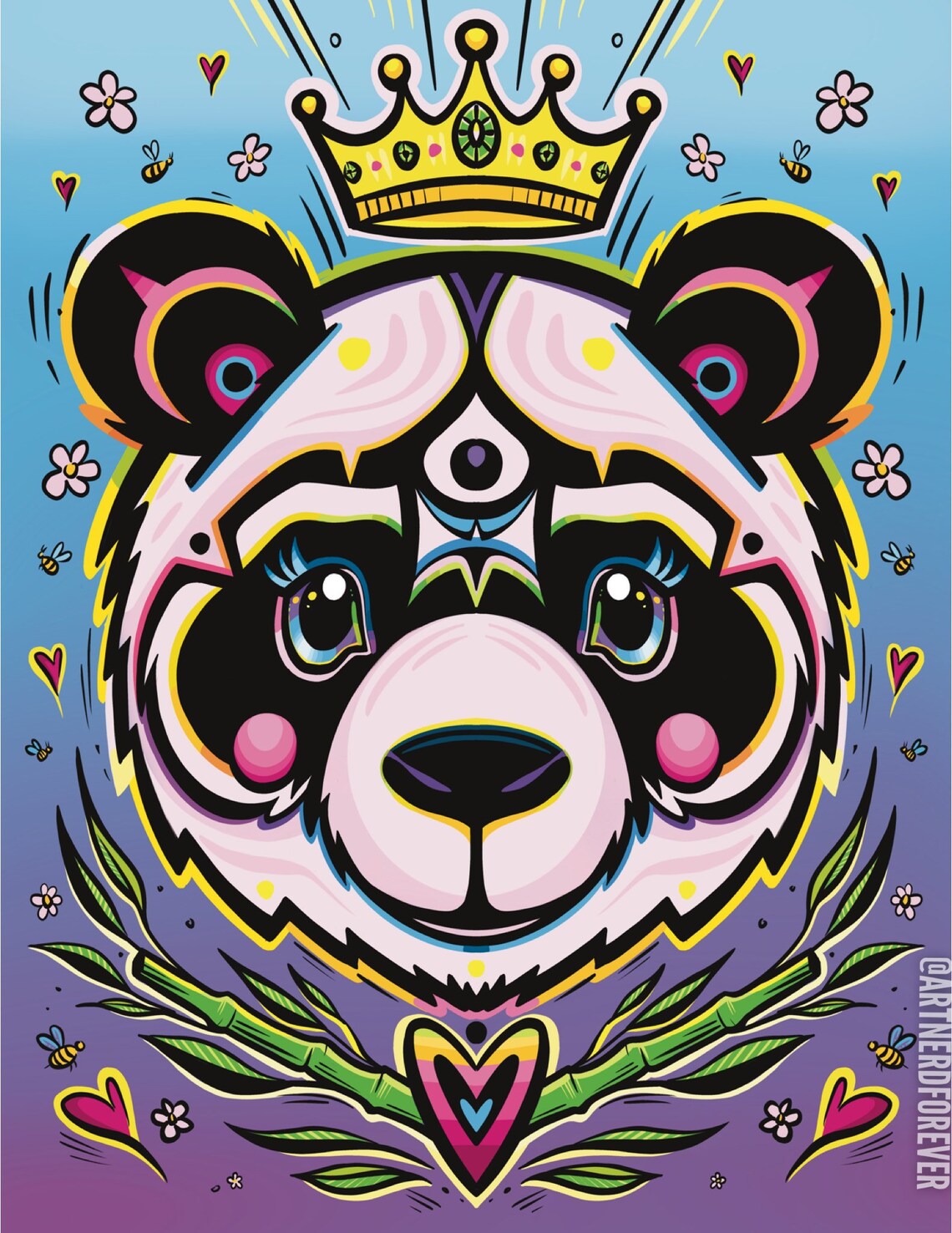 Electric Totem Print Collection - Etsy