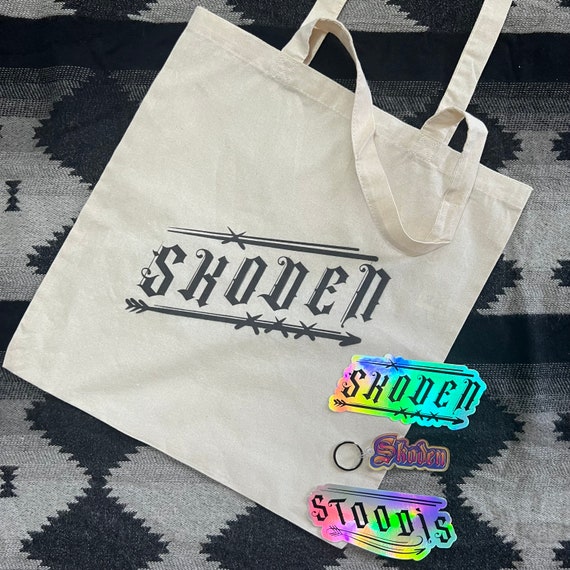 Skoden Tote Sticker Keychain Set - Etsy