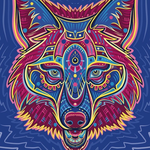 Sylvia Ritter Raring Ringtail Raccoon Tapestry by Third Eye | Etsy