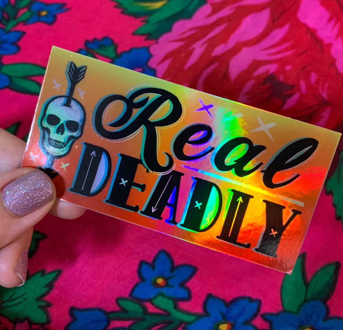 Real Deadly 4inch Sticker - Etsy